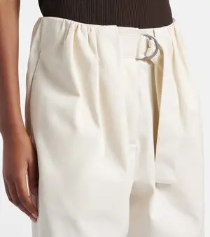 Loewe Cotton And Silk Gabardine Culottes