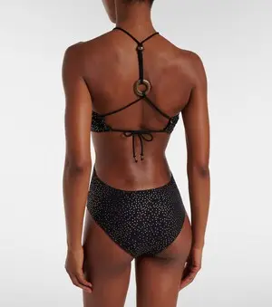 Isabel Marant Étoile Idoya Polka-dot Cutout Swimsuit
