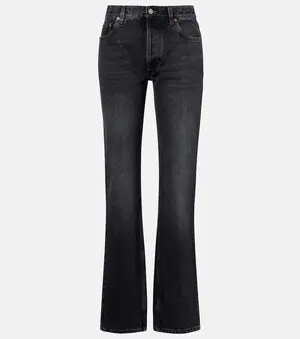 Saint Laurent Faded Straight Leg Jeans