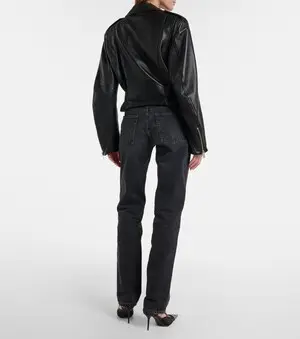 Saint Laurent Faded Straight Leg Jeans