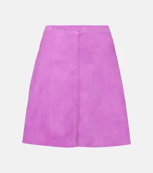 Stouls Mila Suede Mini Skirt - Pink