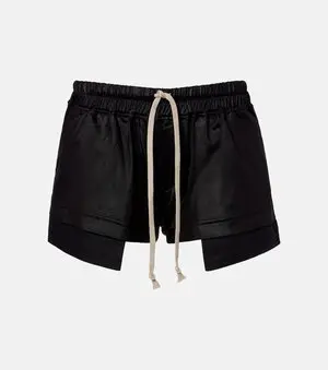 Rick Owens Fog Satin Shorts