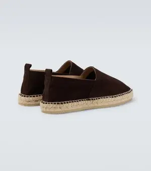 Frescobol Carioca Helio Suede Espadrilles - Brown