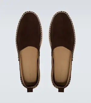 Frescobol Carioca Helio Suede Espadrilles - Brown