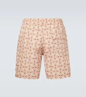 Frescobol Carioca Santos Printed Swim Trunks