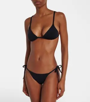 Isabel Marant Étoile Feride Triangle Bikini Top - Black