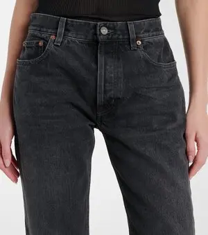 Saint Laurent Faded Straight Leg Jeans