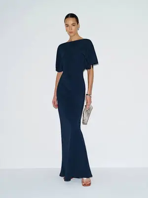 REFORMATION Caila Silk Maxi Dress