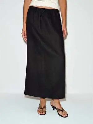 REFORMATION Norie Linen Maxi Skirt
