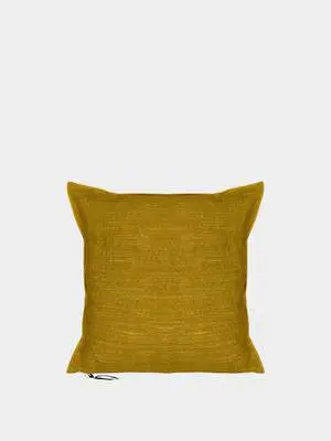 Maison De Vacances Canvas Nomade Ocre Cushion - Green