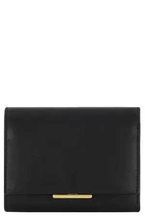 Vince Small Trifold Wallet - Black