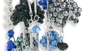 Isabel Marant Single Duster Earring - Blue/silver