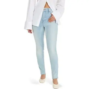Good American Soft-tech Good Legs Raw Hem Skinny Jeans - Indigo1129