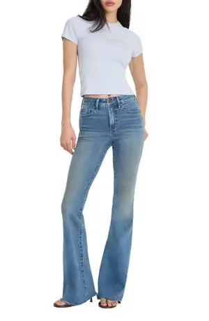 Good American Good Legs Flare Jeans