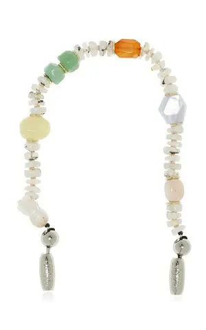 OSSA Gemstone; Pearl Phone Strap Wristlet - Multi