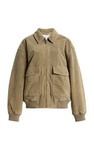Citizens Of Humanity Vivienne Suede Jacket - Olive