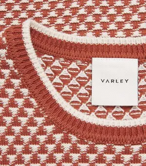 Varley Cotton Jenson Sweater Vest - Orange