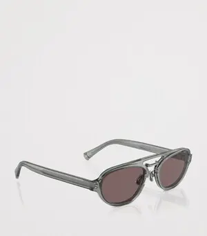 Brunello Cucinelli Acetate Bc4008s Sunglasses - Grey