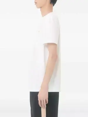 Valentino Garavani Cotton T-shirt With Vgold - White