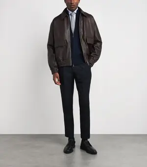 Canali Cotton-linen Stripe Shirt