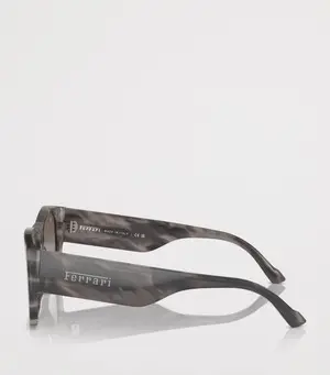 FERRARI Acetate Square Frame Sunglasses