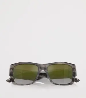 FERRARI Acetate Square Frame Sunglasses