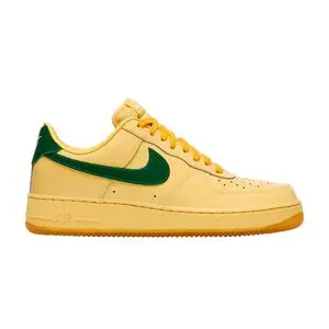 Nike Force 1 Low 'patent Leather Topaz Sneakers - Gold