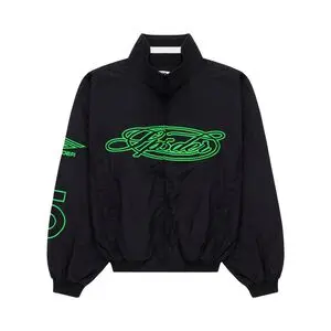 SP5DER Script Warm Up Jacket - Black