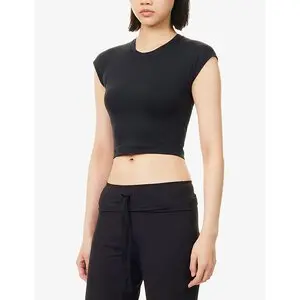Free People Ultra-light Stretch-jersey T-shirt