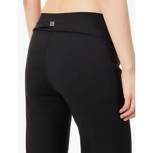 Free People Stretch-jersey Trousers With Bubble-leg And Drawstring
