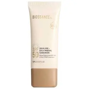 Biossance Daily Hydration Mineral Face Sunscreen Spf 50 + Squalane - One-color
