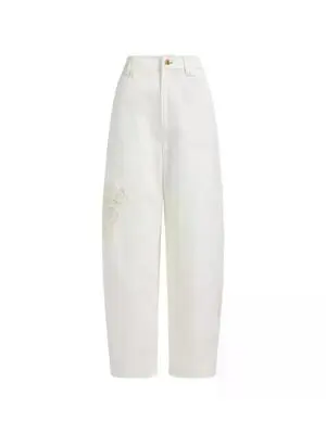 Aje Embroidered Trousers