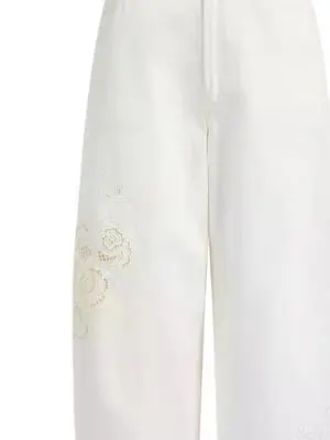 Aje Embroidered Trousers