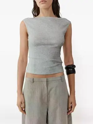 ST. AGNI Ballerina Top - Grey