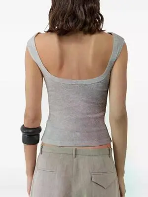 ST. AGNI Ballerina Top - Grey