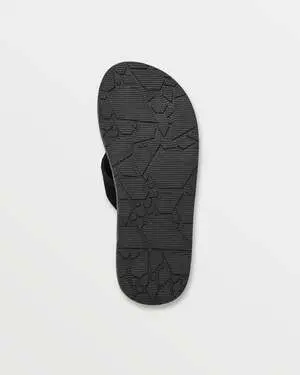 Volcom Recliner Hawaii Sandals - Black/white