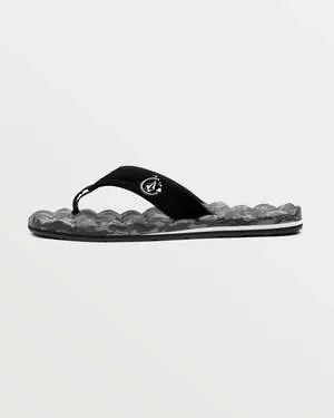 Volcom Recliner Hawaii Sandals - Black/white