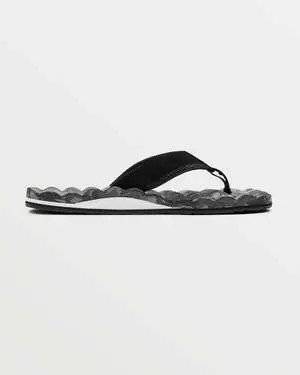 Volcom Recliner Hawaii Sandals - Black/white