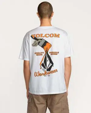 Volcom Enamel Short Sleeve Tee - White