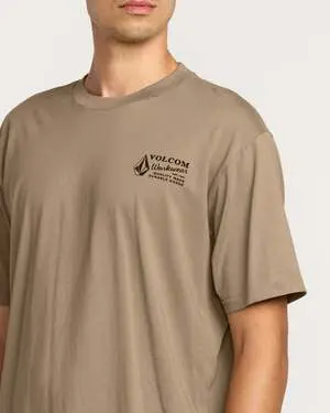Volcom Workwear Short Sleeve Tee - Brindle