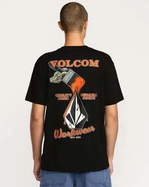 Volcom Enamel Short Sleeve Tee - Black
