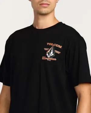 Volcom Enamel Short Sleeve Tee - Black