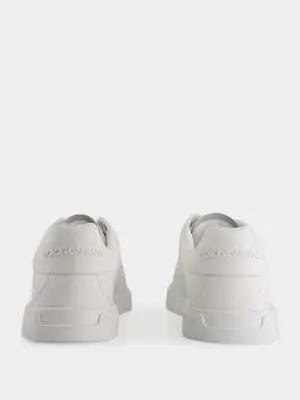 Dolce & Gabbana Low-top Leather Sneakers - White