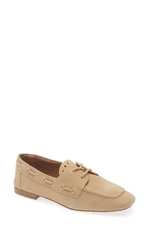 Cordani Andee Boat Shoe - Beige Suede