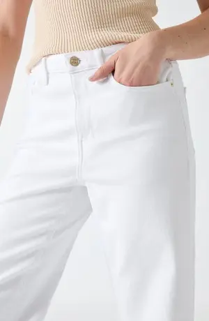 Guess High Waist Straight Leg Jeans