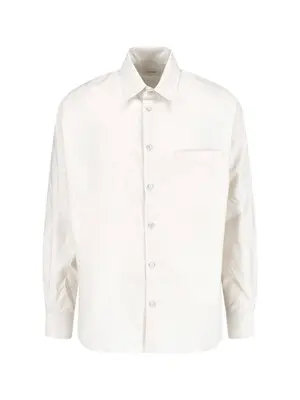 LEMAIRE Cotton And Silk Shirt - Cream