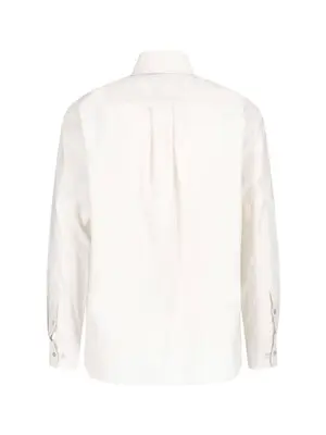 LEMAIRE Cotton And Silk Shirt - Cream
