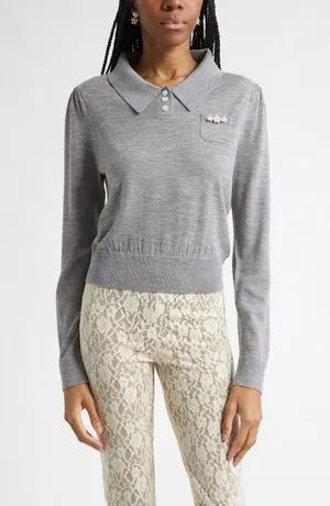 Sandy Liang Cuffed Knitwear For Women