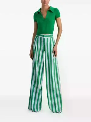 Alice + Olivia Eric Striped Trousers