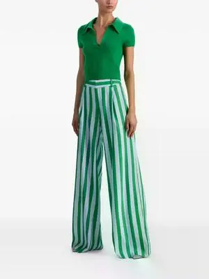 Alice + Olivia Eric Striped Trousers
